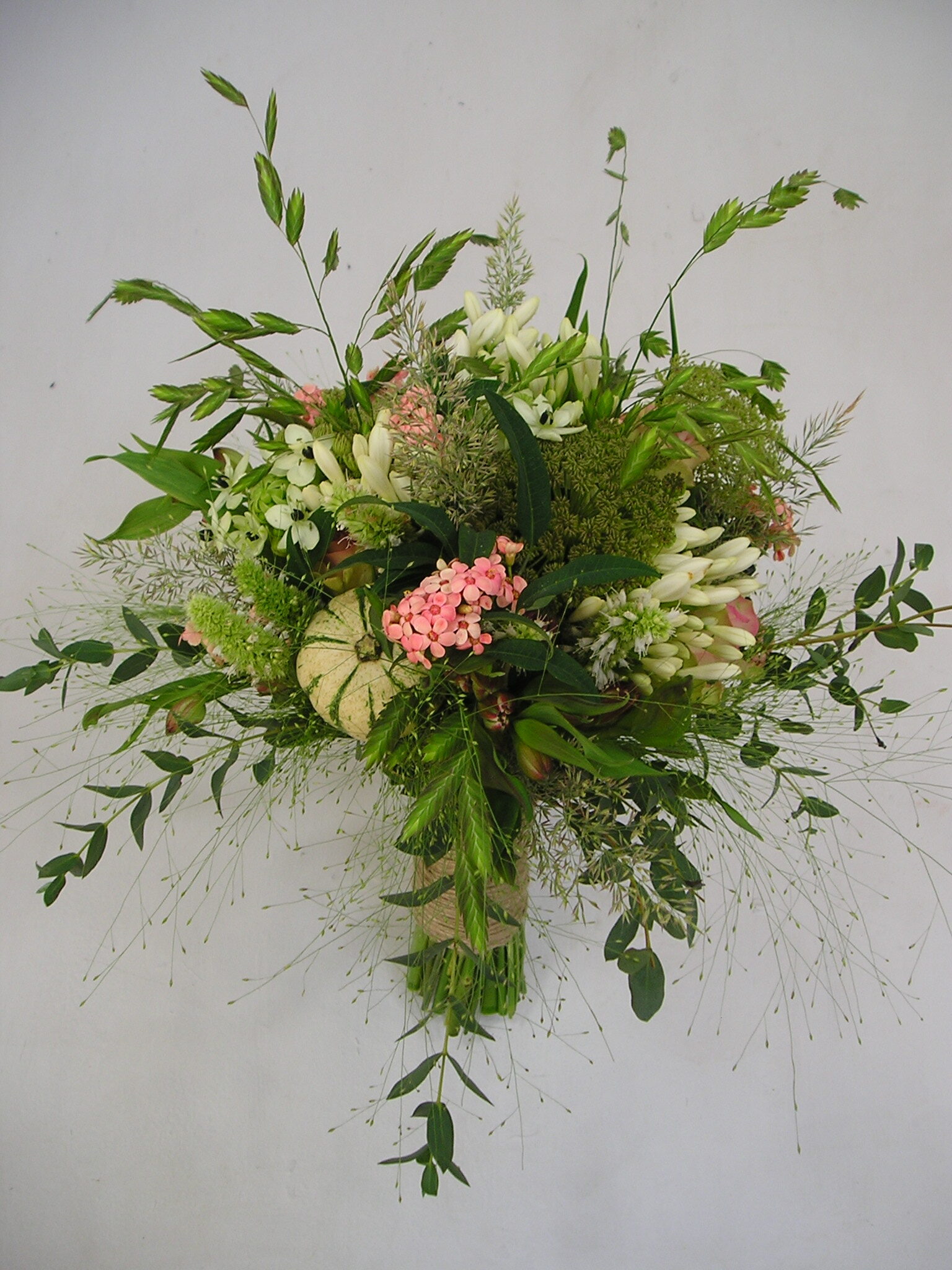 Bruidsboeket wit/roze - Cor van Schie Cor van Schie